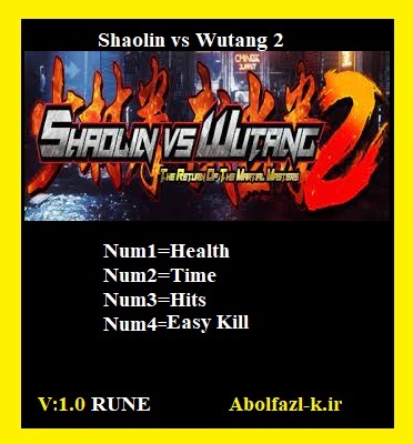 ترینر بازی Shaolin vs Wutang 2 – Abolfazl.k|Cheats, Trainers, Codes, Steam Deck Hacks
